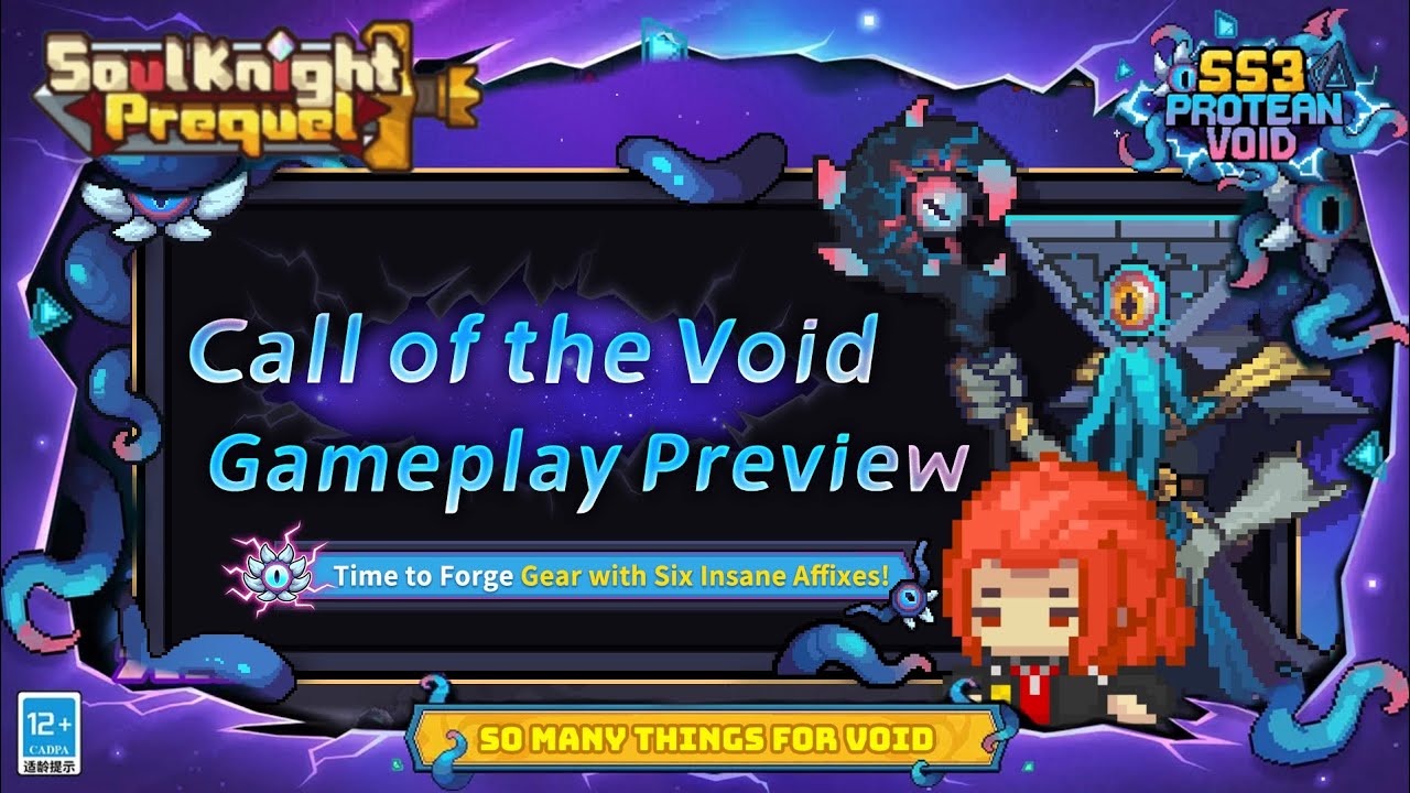 UNCOVER VOID GAMEPLAY IN SS3 | Soul Knight Prequel - YouTube
