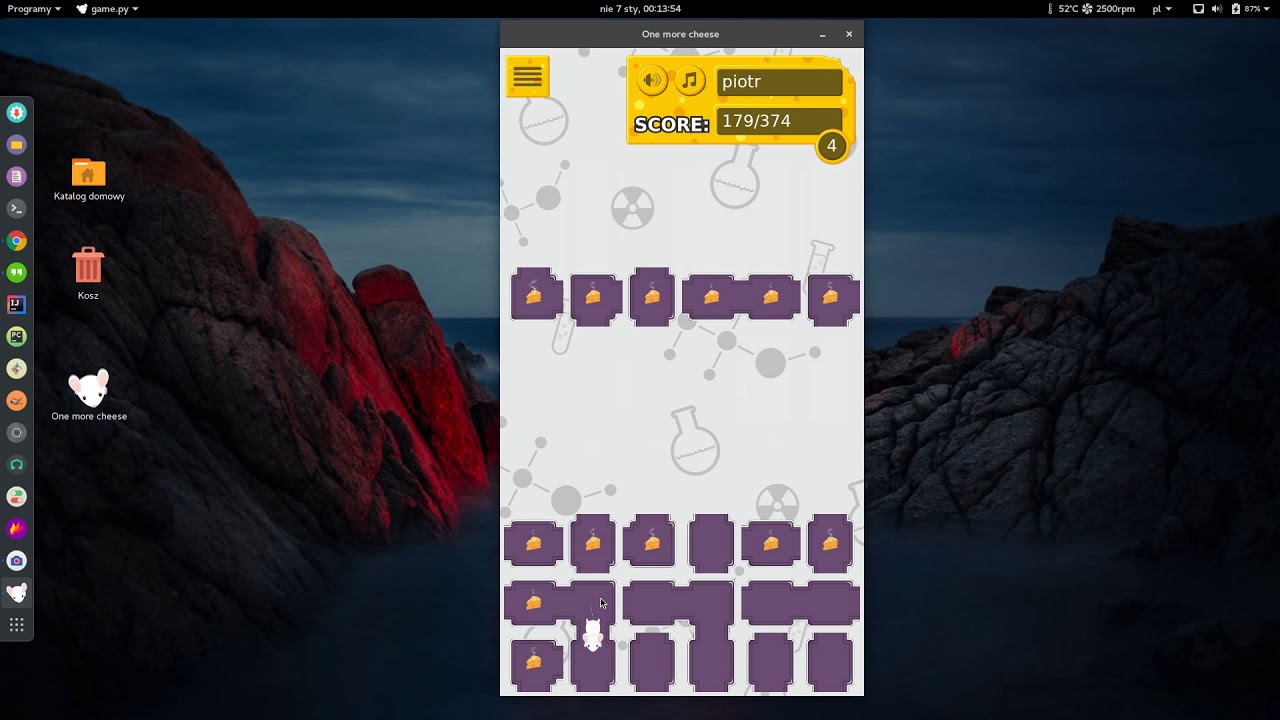 One more cheese: arcade-puzzle game - YouTube
