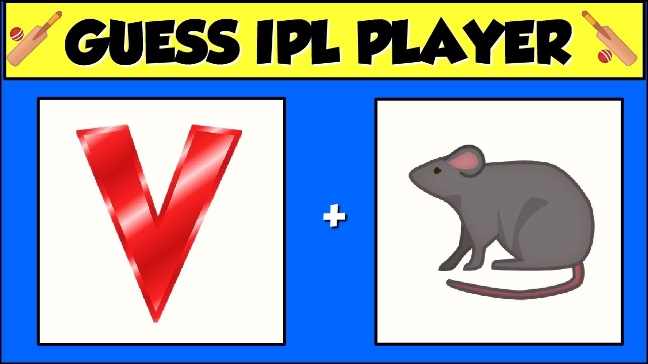 Guess IPL Player by Emoji Challenge | NEW EMOJIS to GUESS @liveinsaan ...