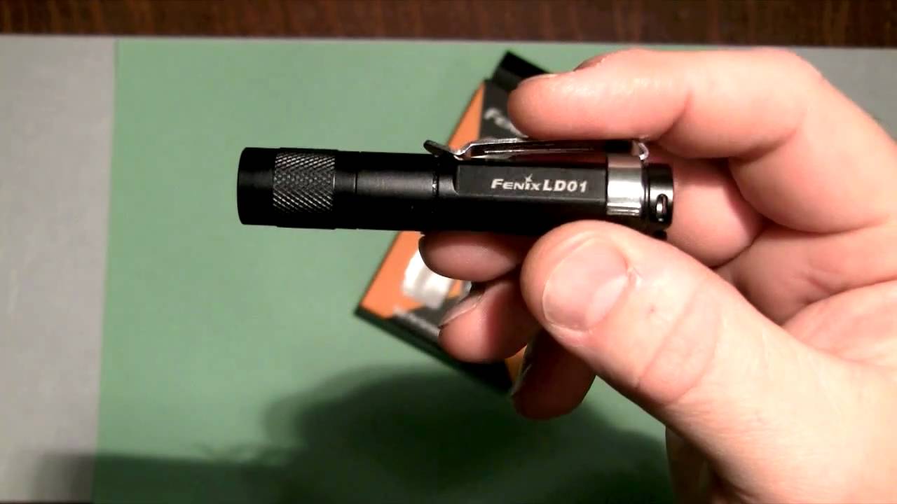 Tactical Mini Flashlight Review: Fenix LD01 - YouTube