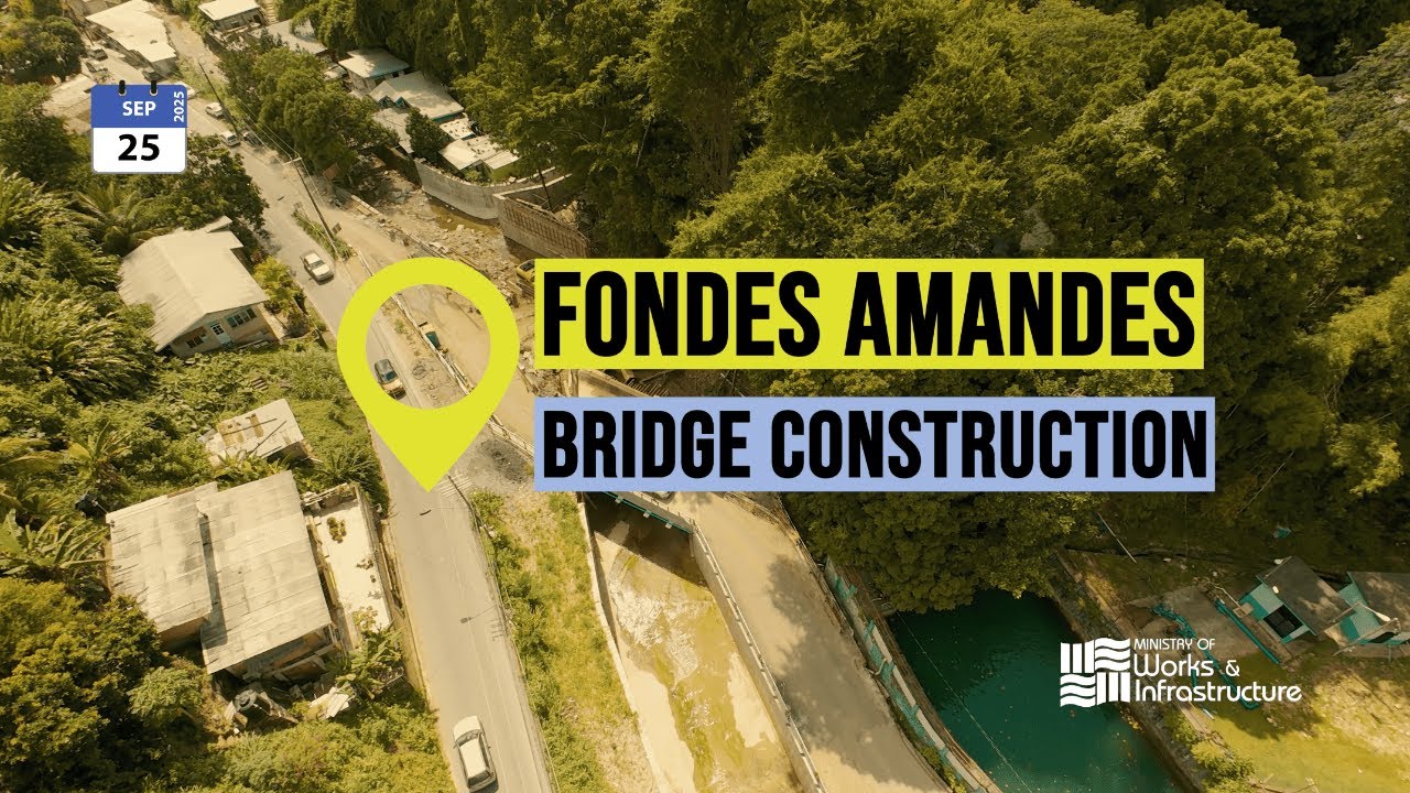 Fondes Amandes Bridge Construction Update - YouTube