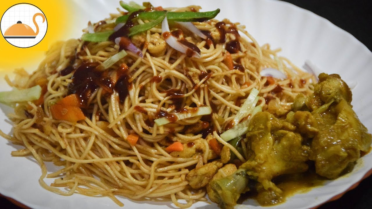 how to make egg Chow mein—Kolkata special Street Food—Indo Chinese ...