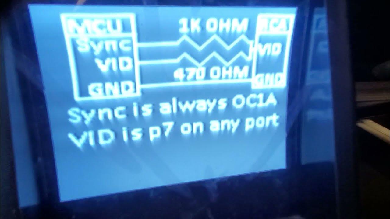 CRT Display with arduino nano - YouTube