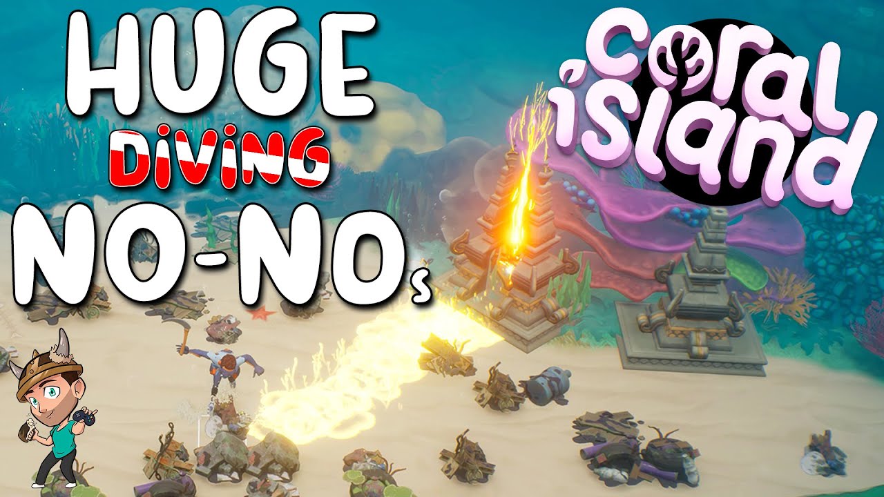 Coral Island has BAD Diving Habits! - YouTube