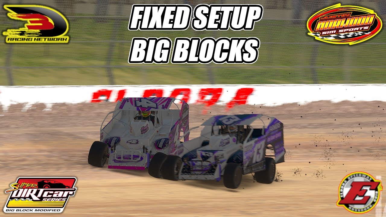 iRacing Dirt Big Block Modified Fixed Set - Eldora - YouTube