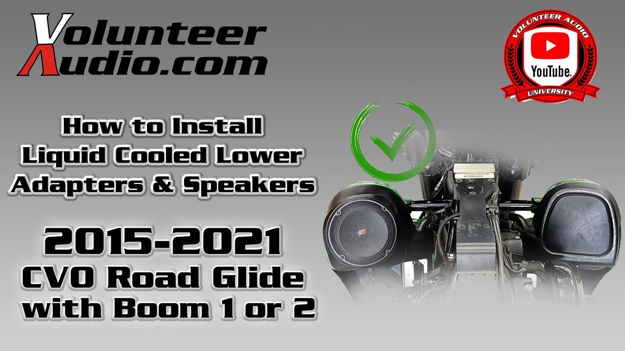 How to Install Liquid Cooled Lower Speaker Adapters on a 2015-2021 ...