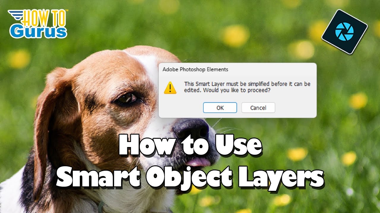 Photoshop Elements Tutorials for Beginners How to Use Smart Object ...