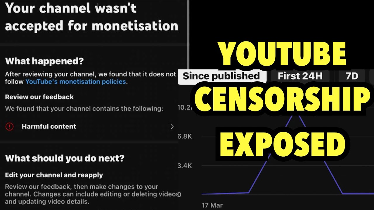 EXPOSING YOUTUBE SHADOW BANNING & CENSORSHIP - YouTube
