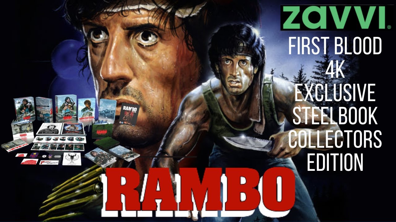 Rambo First Blood (4k Zavvi Exclusive Steelbook Collectors Edition) Unboxing - YouTube