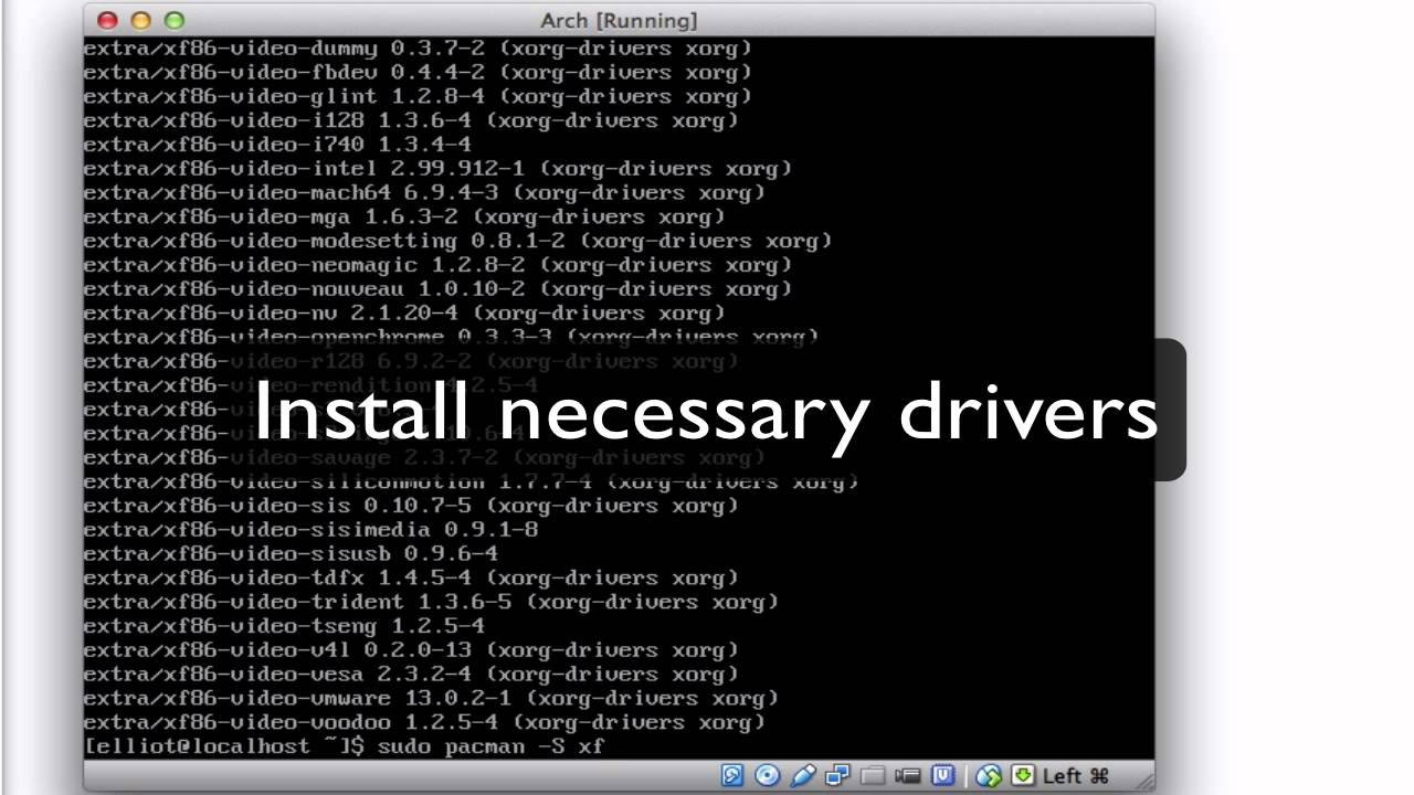 Install Arch Linux Complete - The Simple Method - 2) Graphics ...
