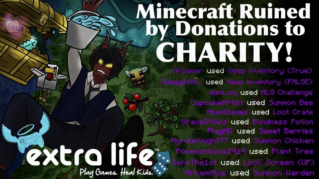 Minecraft Ruined by Donations to Charity! - YouTube