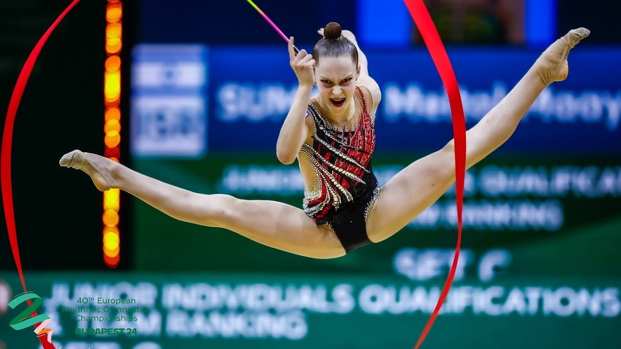 SUMKIN Meital Maayan (ISR) RIBBON AA 32,05 - Ech Budapest 2024 - YouTube