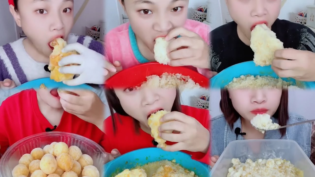 SUPER CRUNCHY ICE EATING COMPILATION BITES ONLY 😍SQUEAKY DRY ICE EATING ...