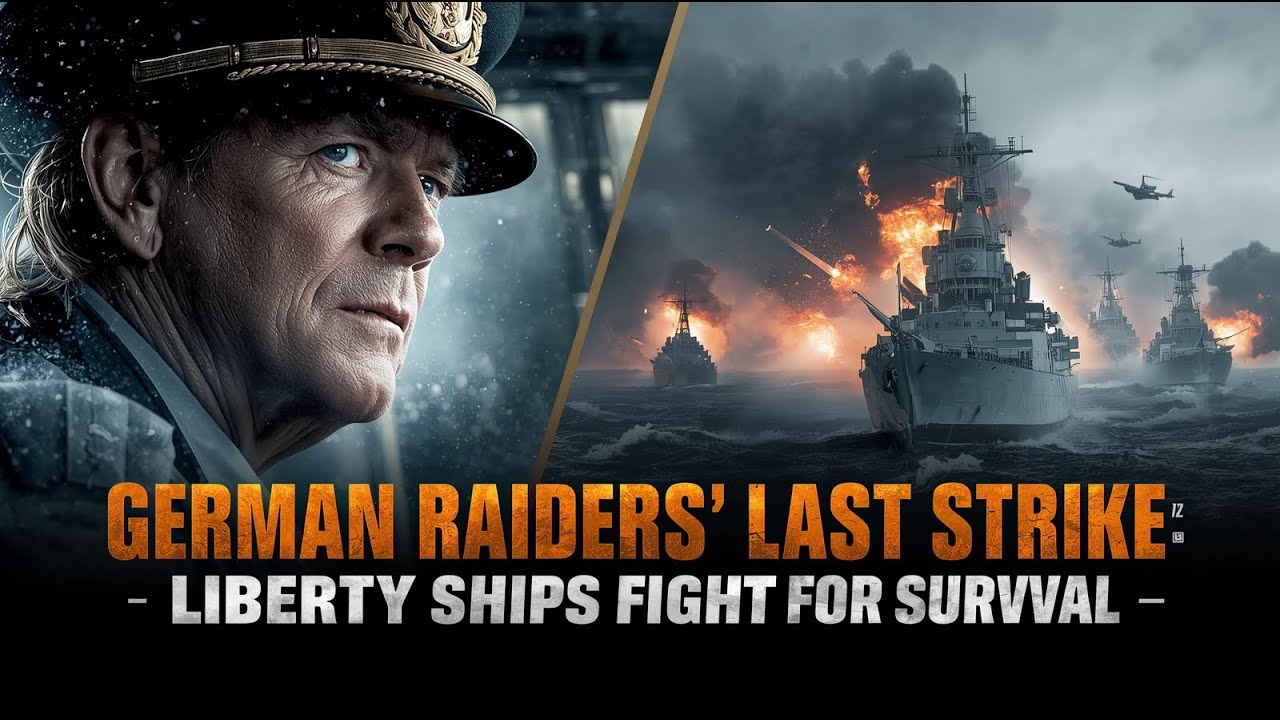 💥 “German Raiders’ Last Strike — Liberty Ships Fight for Survival 🌊🔥 ...