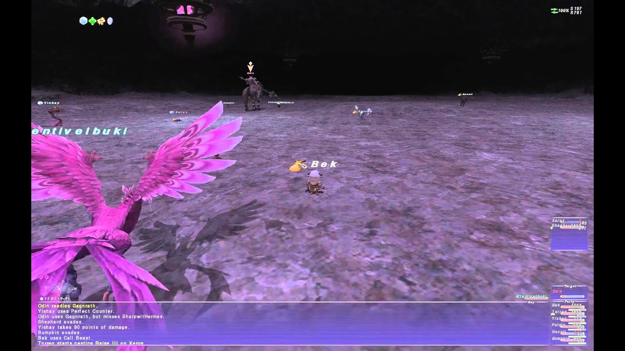 FFXI Odin Fight - YouTube