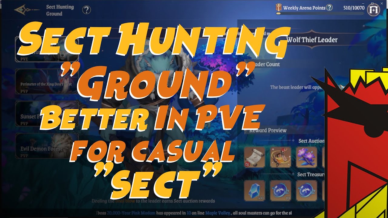 Soul Land NW - Sect Hunting Ground - "Casual Sect" better PVE - YouTube