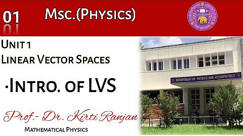 Linear Vector Space - YouTube