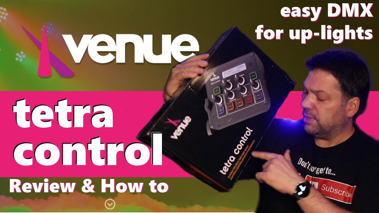 Tetra Control from Venue Lighting - DMX wash / uplight controller with ...