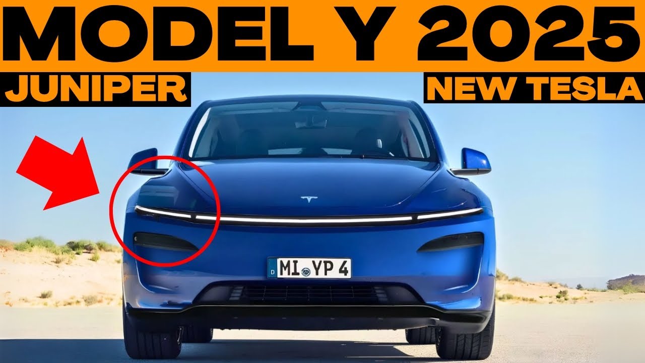 IT’S HERE! Tesla Model Y Juniper 2025 - Design Change And Autonomy In ...