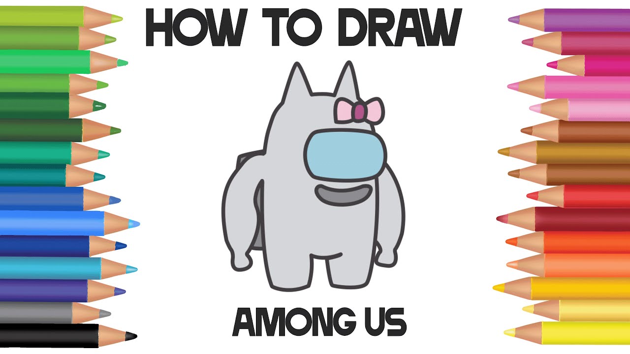 How to DRAW - Among us transformation garten of banban Banbaleena Step ...