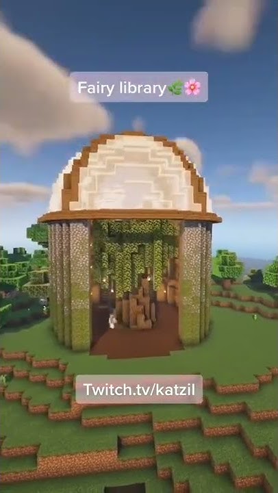 Fairy library #minecraft #minecraftbuild - YouTube
