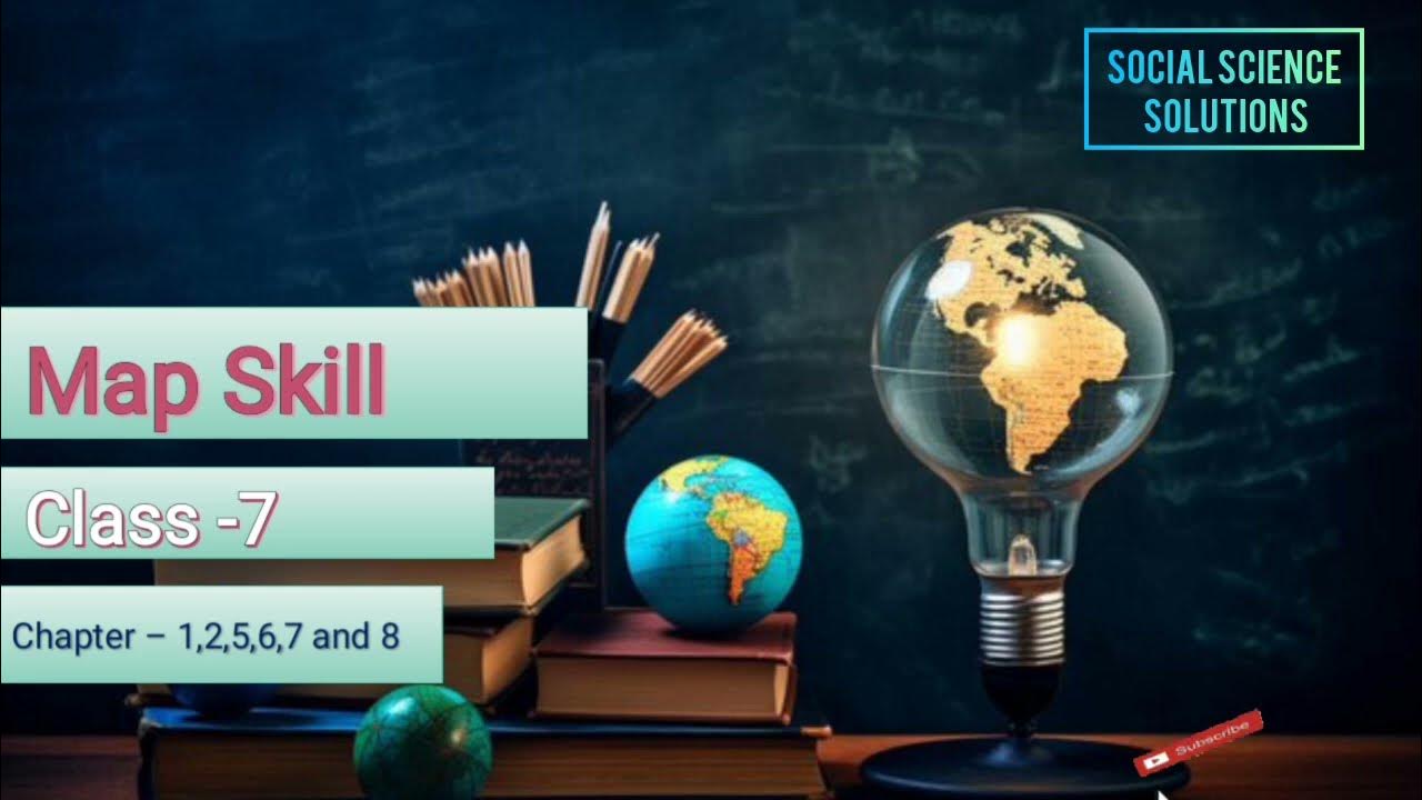 Class -7 map skill dav public school social science ch-1,2,5,6,7,8 CBSE ...