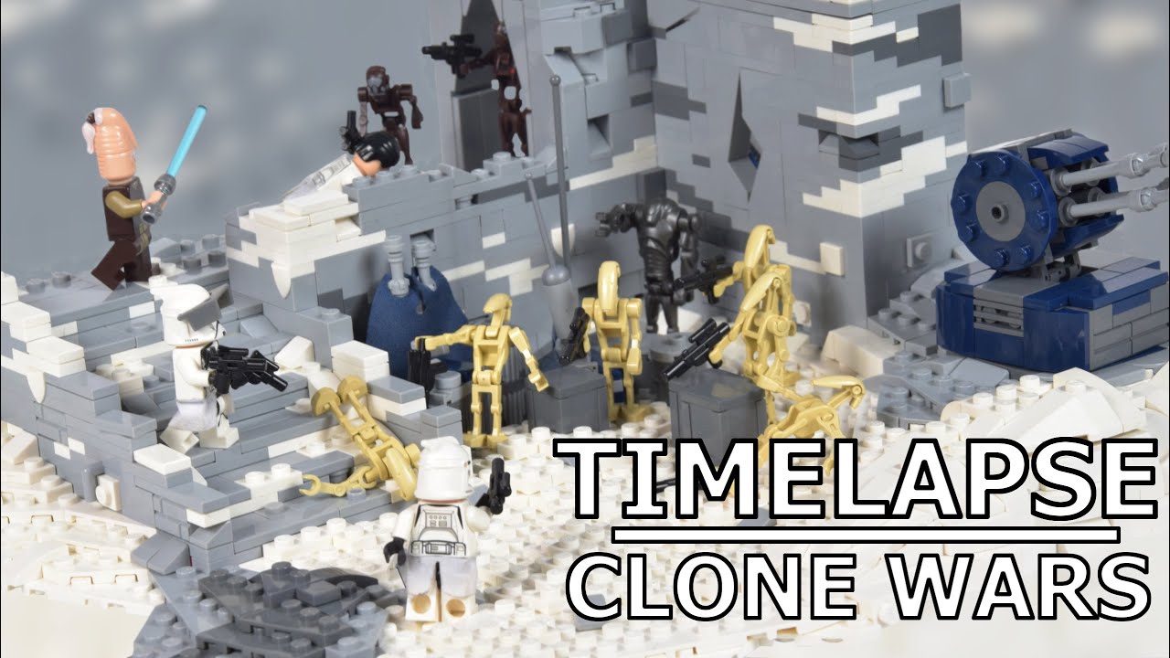 Lego Separatist outpost on Rhen Var (Clone Wars) | Lego Star Wars MOC ...