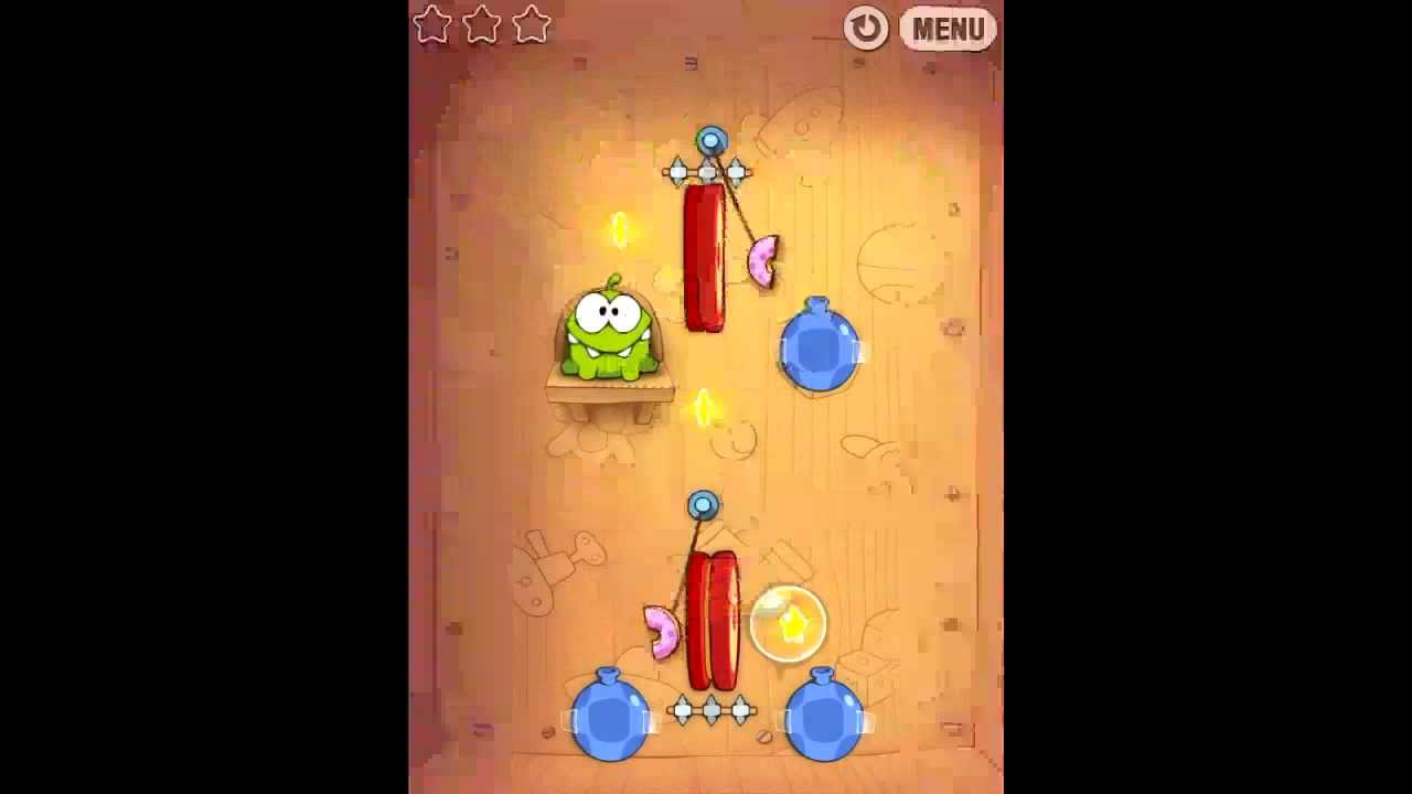 Cut the Rope HD - Toy box - All of Level 6. - YouTube