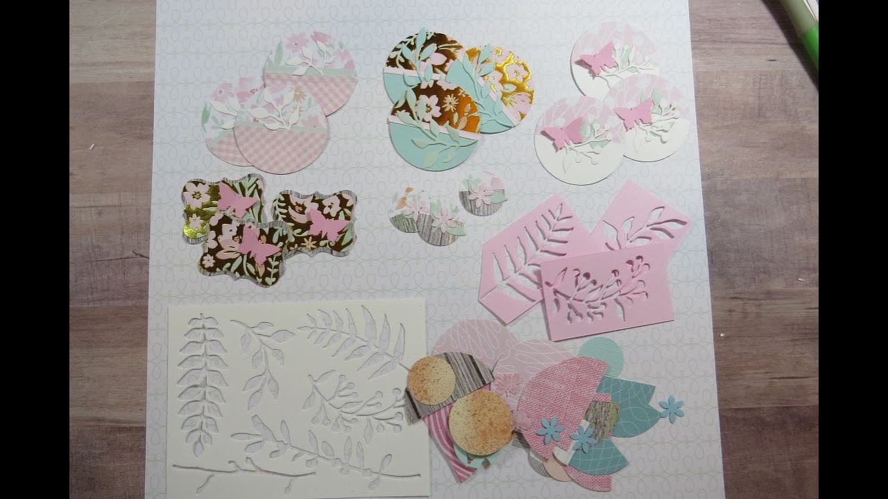 Making Embellishments to coordinate with a Paper Pad, Making ...