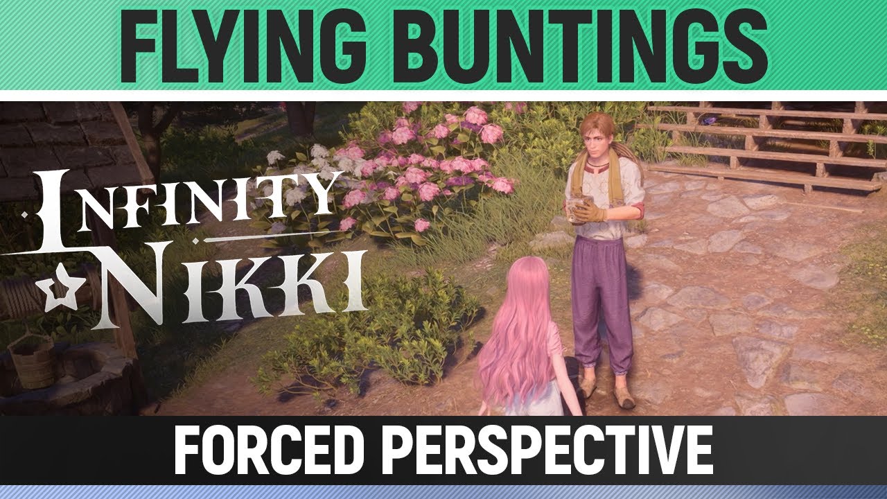Infinity Nikki - Forced Perspective: Flying Buntings - YouTube