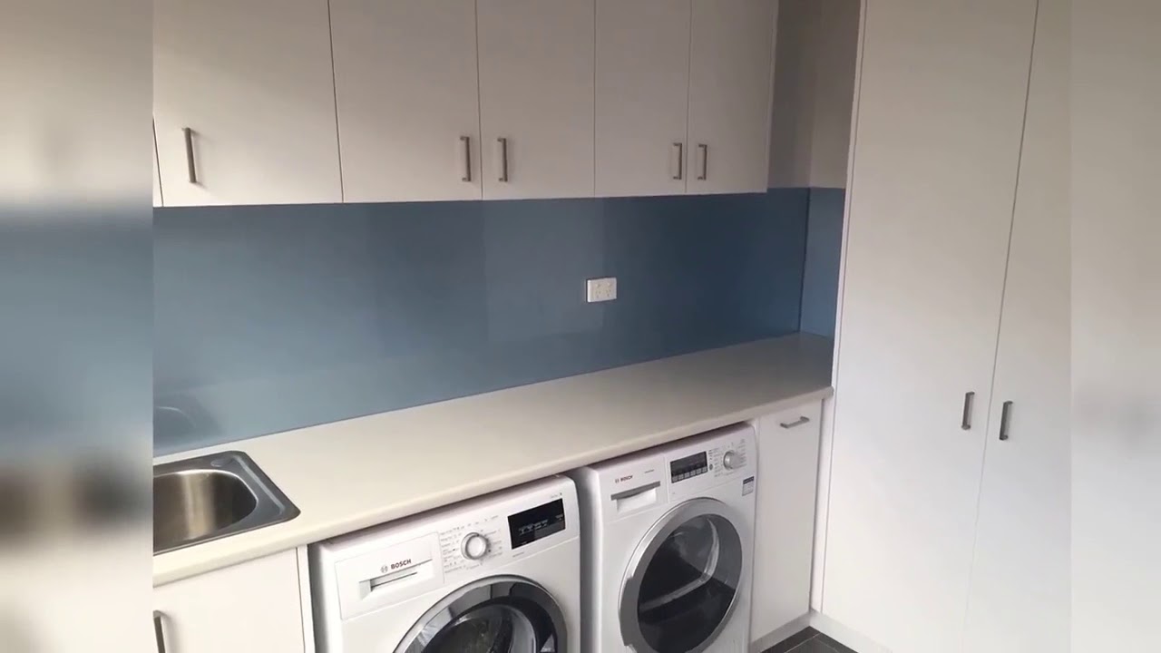 Laundry splashbacks - YouTube