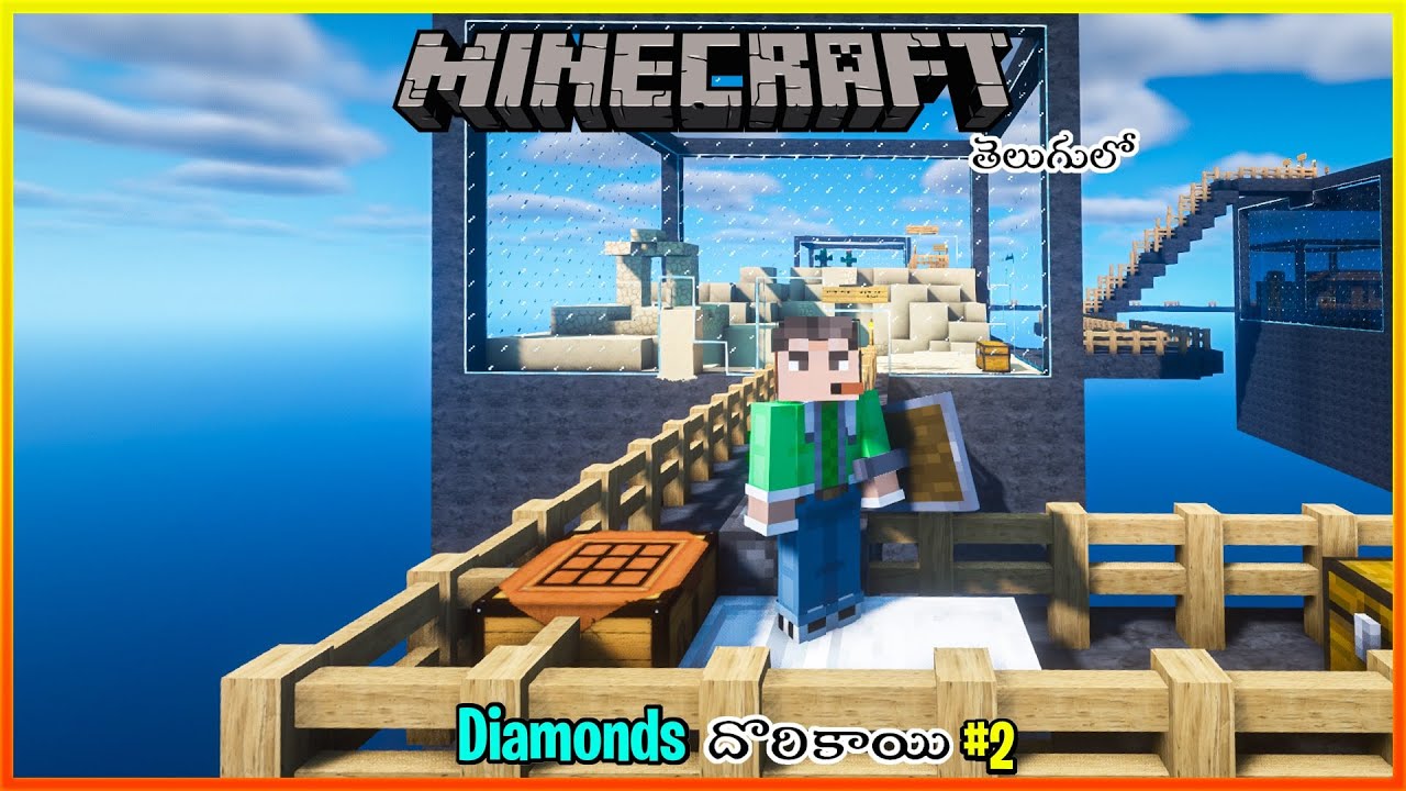 Minecraft: Cube Survival Challenging Map | Episeode: 2 |In Telugu | GMK ...
