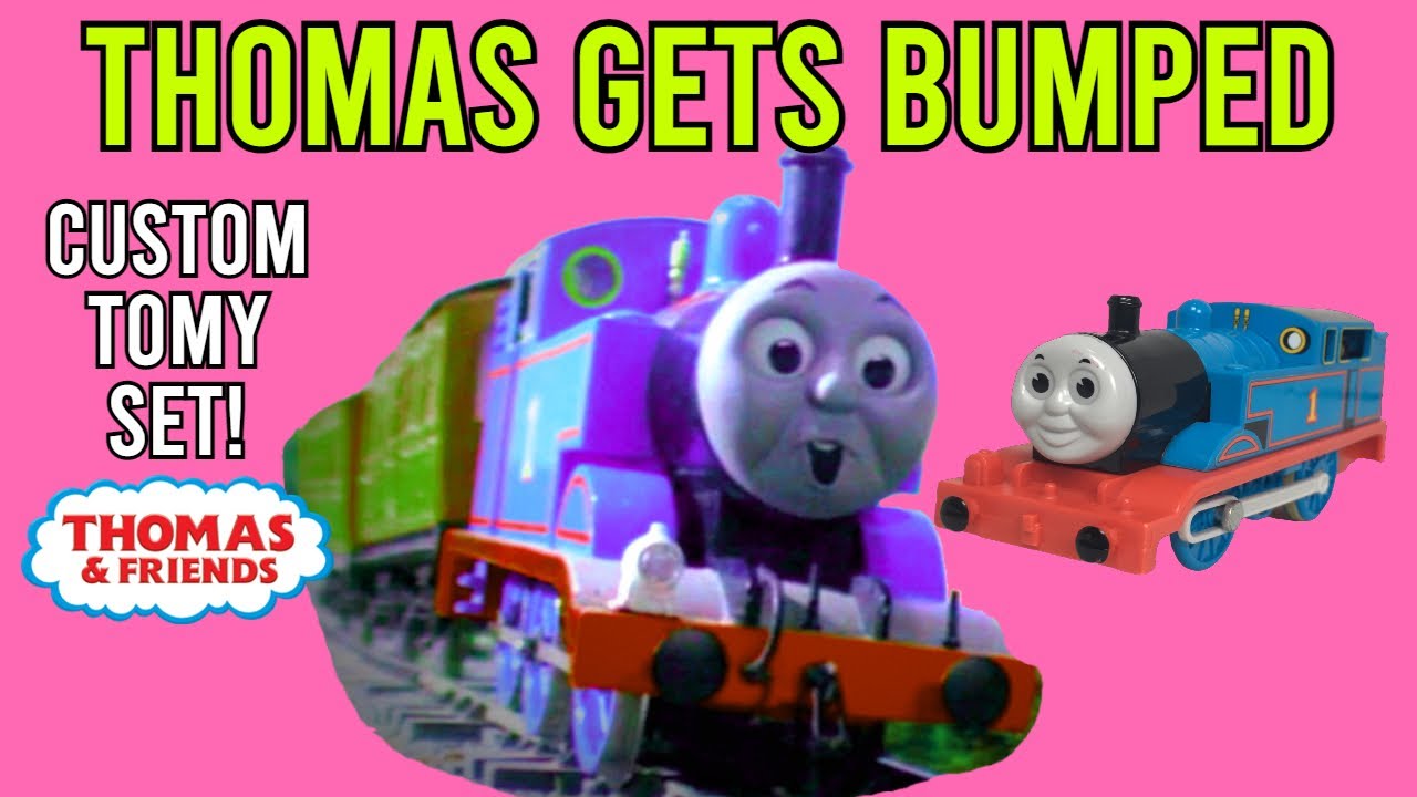 Custom TOMY Thomas Gets Bumped Set! - YouTube