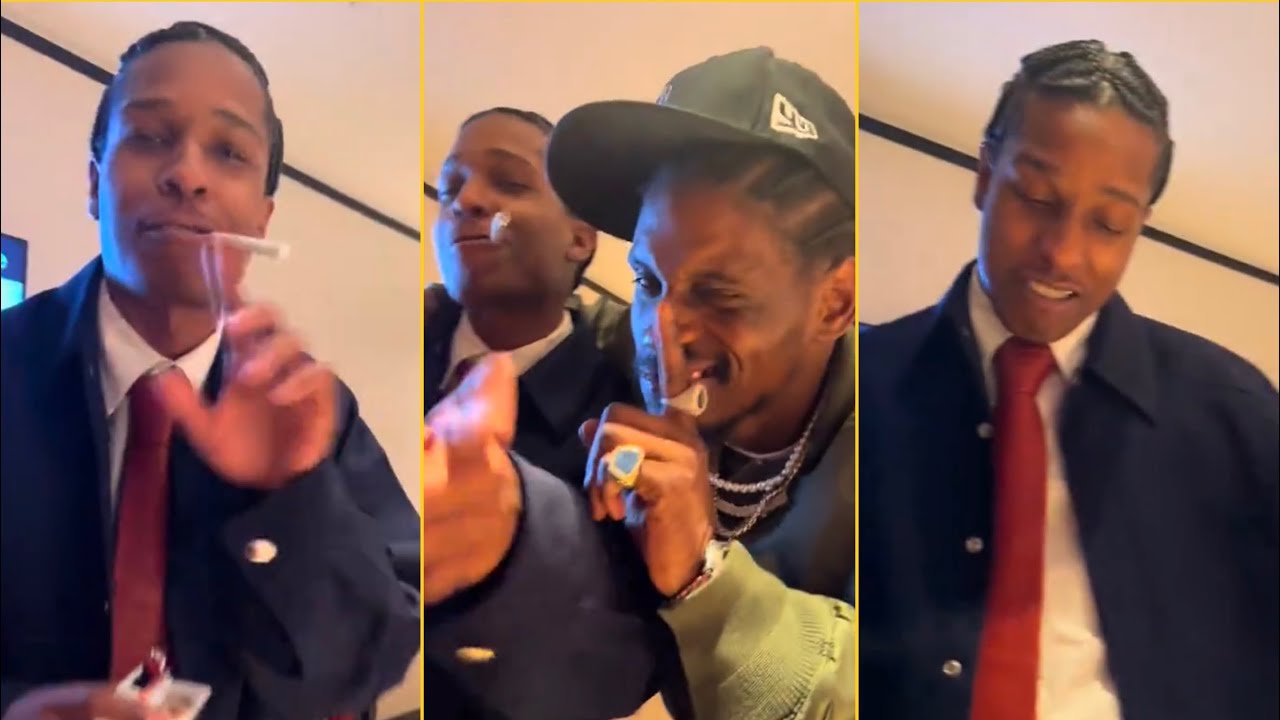 Asap Rocky Reunited With Asap Mob And Celebrates His Not Guilty Verdict ...