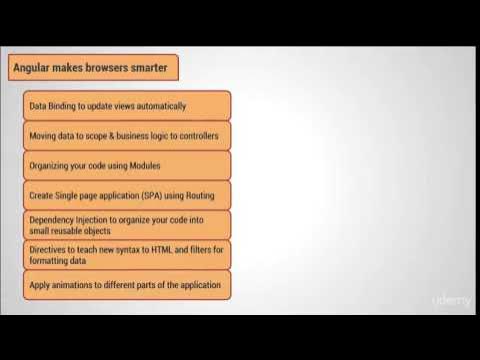 Quickstart AngularJS - How to make your browsers Smarter 4432 - YouTube