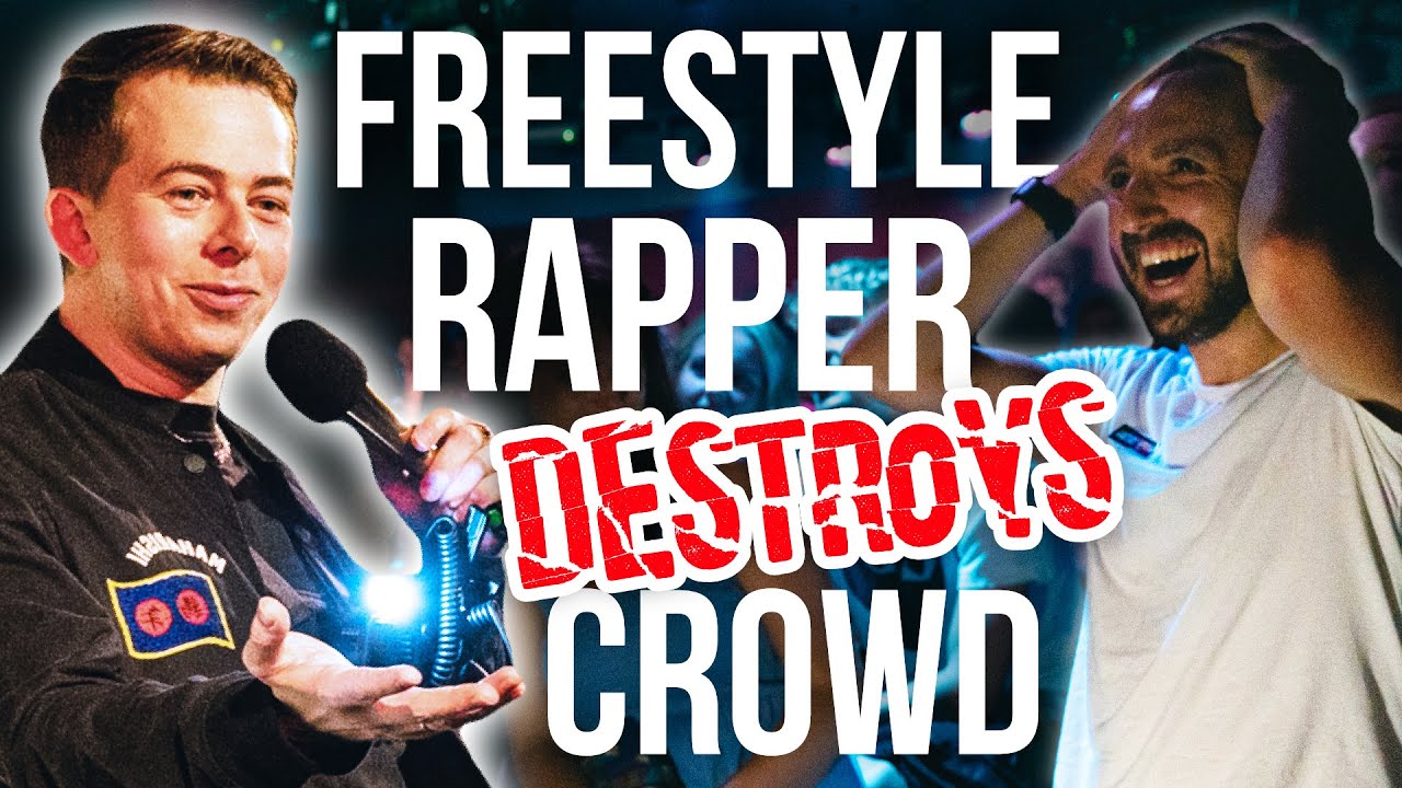 White Guy has INSANE Freestyle Rap skills... - YouTube