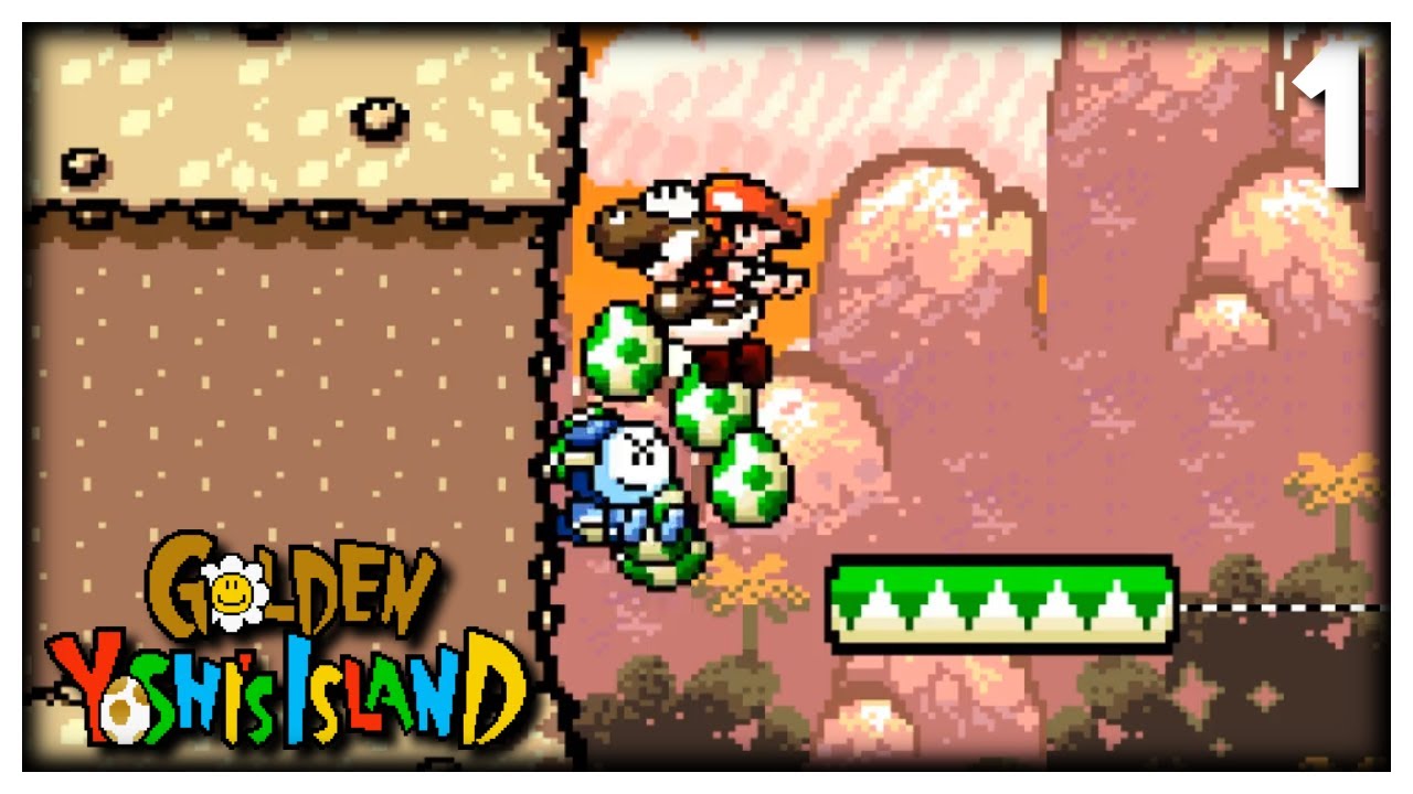 1 • Golden Yoshi's Island • The Brown Yoshi Runs The Fastest - YouTube