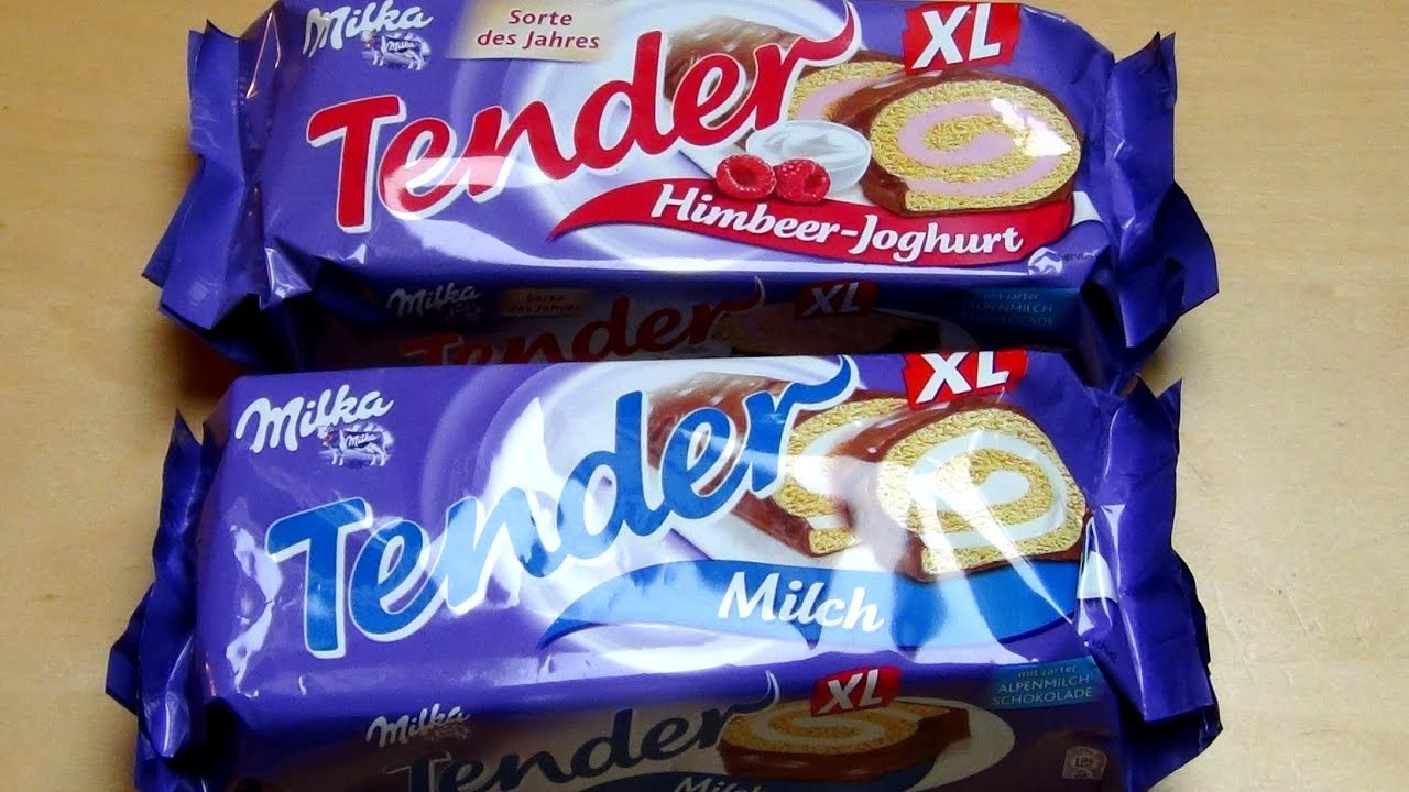 Milka Tender XL [Milk and Raspberry Yogurt] - YouTube