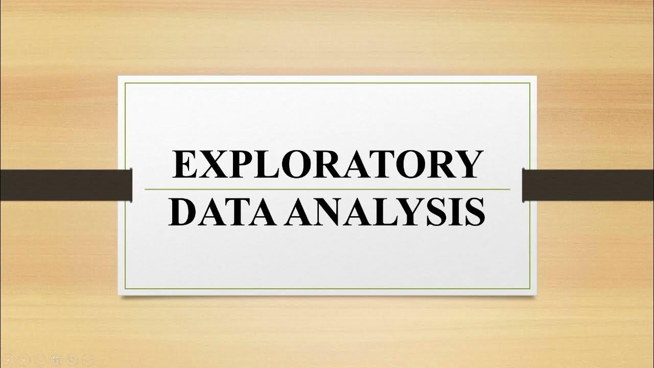 Lec 03 | Exploratory Data Analysis - YouTube