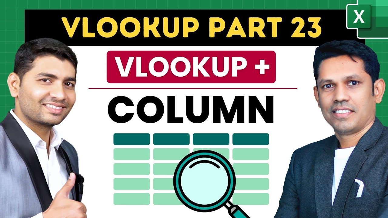 VLOOKUP Mastery: Using COLUMNS for Dynamic Lookups (PART 23) - YouTube