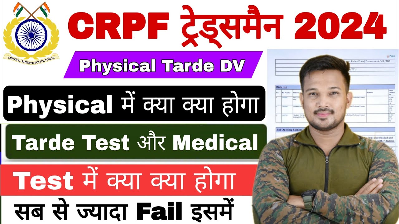 CRPF Tradesman Physical Test Details 2024 CRPF Tradesman Trade Test crpf-tradesman-physical-test-details-2024-crpf-tradesman-trade-test