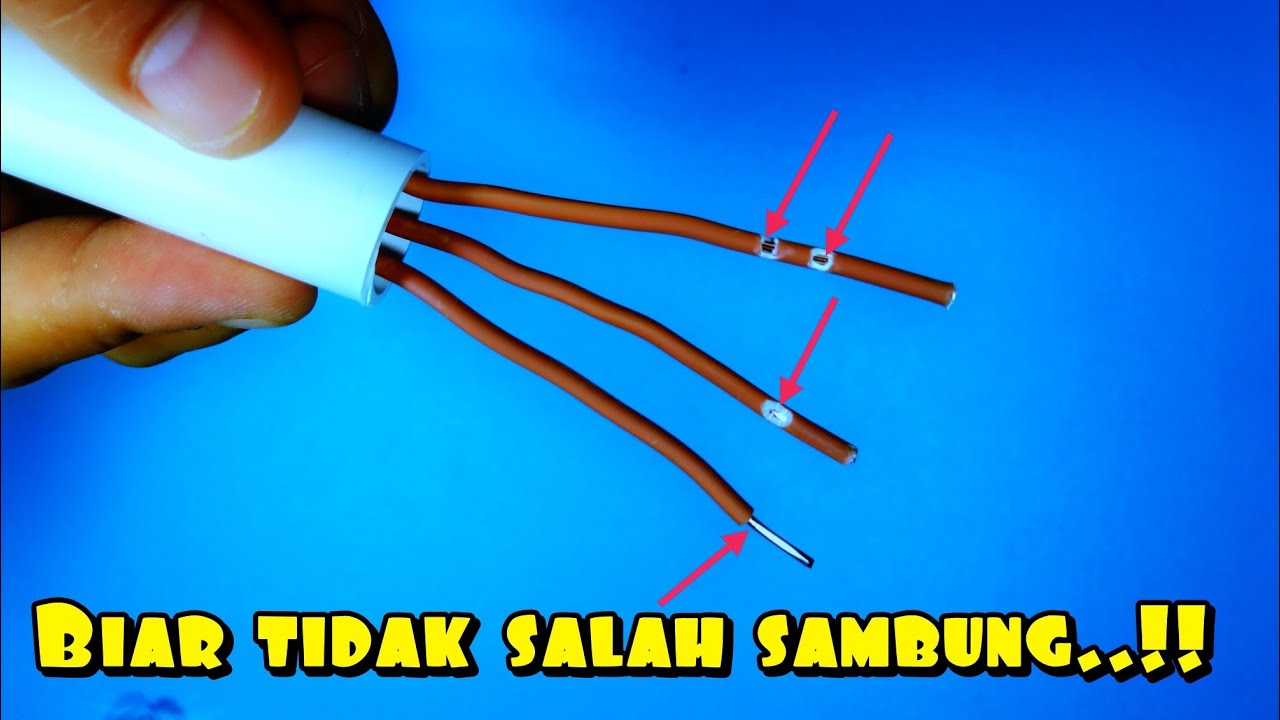 TIPS UNTUK PEMULA!! CARA MUDAH MENANDAI UJUNG KABEL AGAR TIDAK SALAH ...