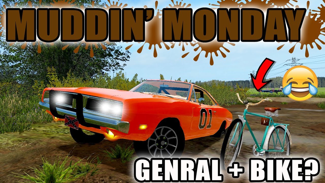 WE TAKE A BICYCLE MUDDIN' | + GENERAL LEE | FARMING SIMULATOR 2017 ...