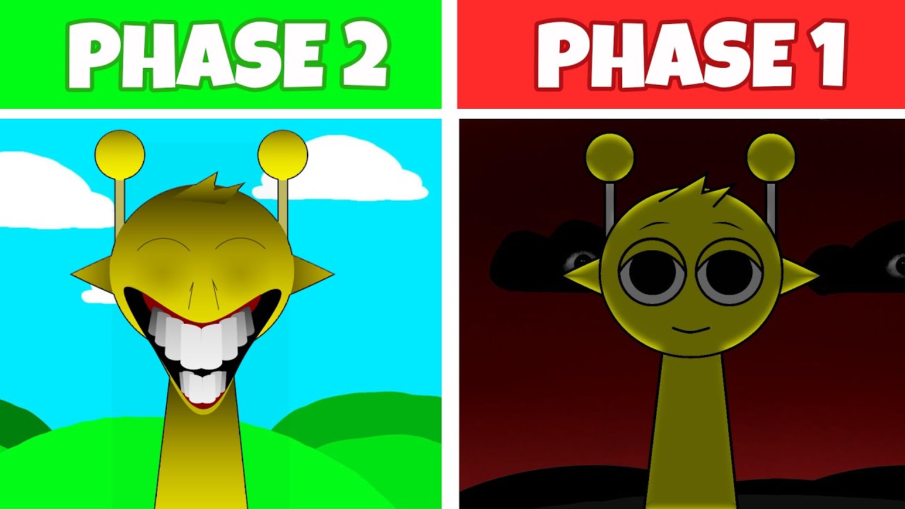 Sprunki Phase Swap 😮🙃Phase 2 swaps with Phase 1 - incredibox sprunki ...