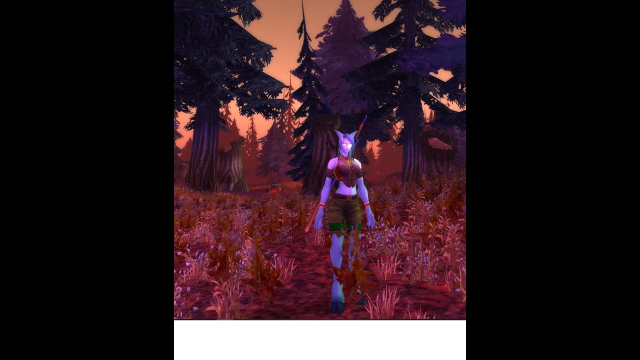 Burning crusade outland first steps draenei mage - YouTube