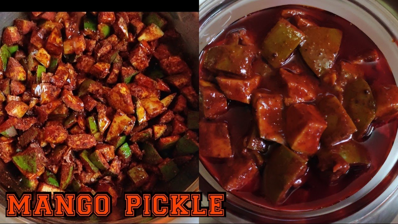 Mango pickle recipe | Hygienic method without hand touch |Very easy and ...
