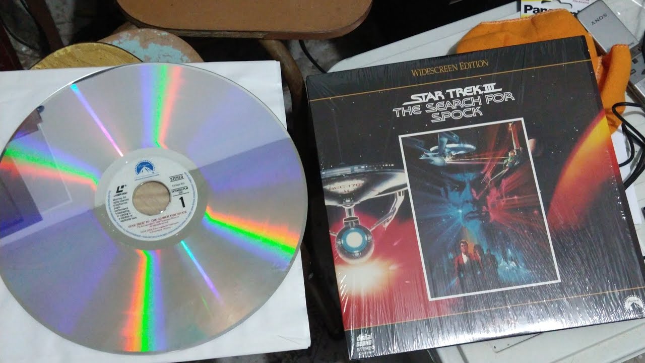Laserdisc Star Trek 3 The search for spock - YouTube