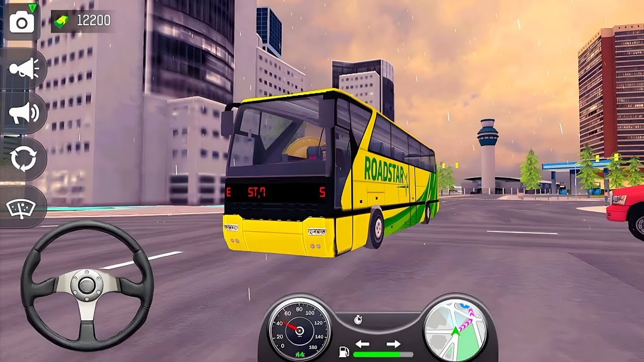 City coach bus driving simulator 2024 - bus simulator game #gaming # ...