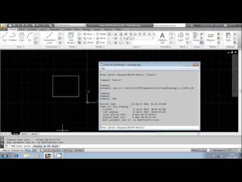 TIME COMMAND IN AUTOCAD - YouTube