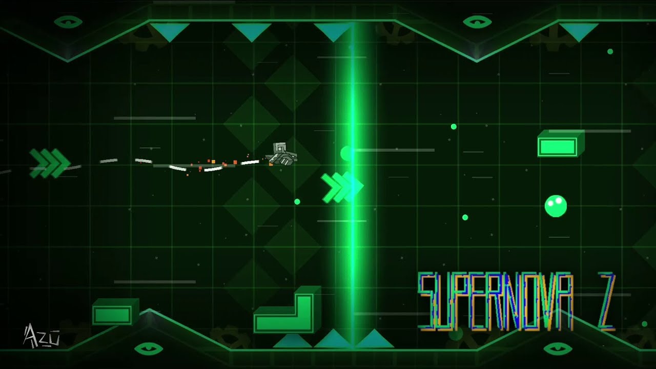Supernova Z by abuzh | Geometry Dash (Daily Level) (Hard 4 stars) - YouTube